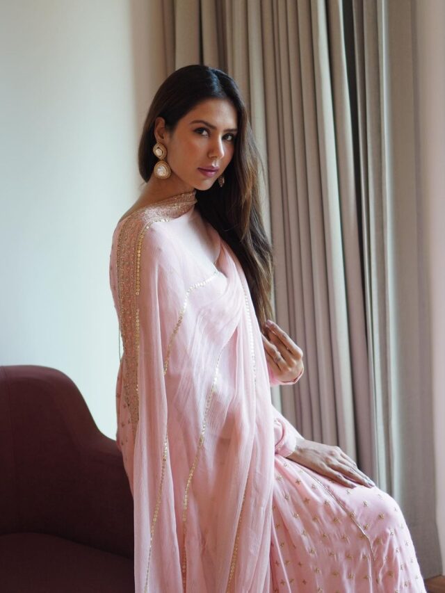 Sonam Bajwa Looks Beautiful In These Salwar Suits