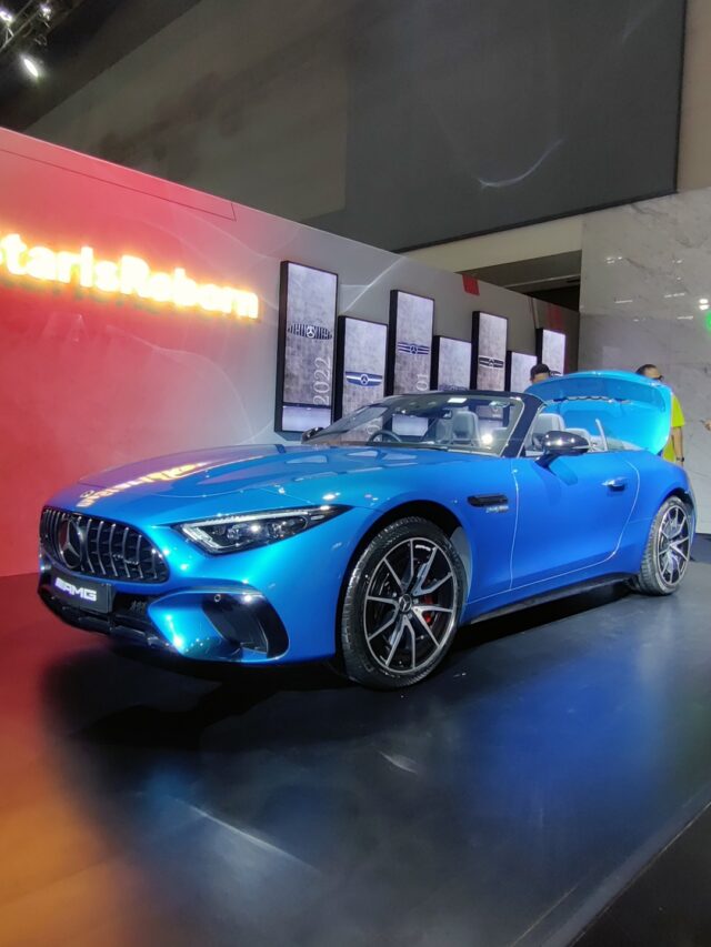 Mercedes-AMG SL55 4MATIC+ Roadster Launched In India - Price, Specs ...