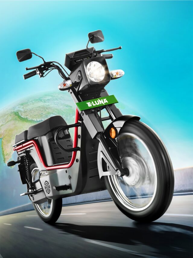 E-Luna Electric Moped Launched In India